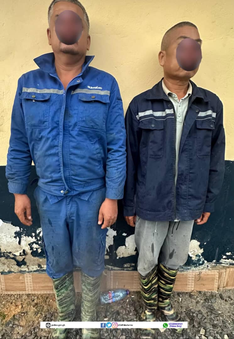 Police arrest eleven (11) suspects for illegal mining activities in ...