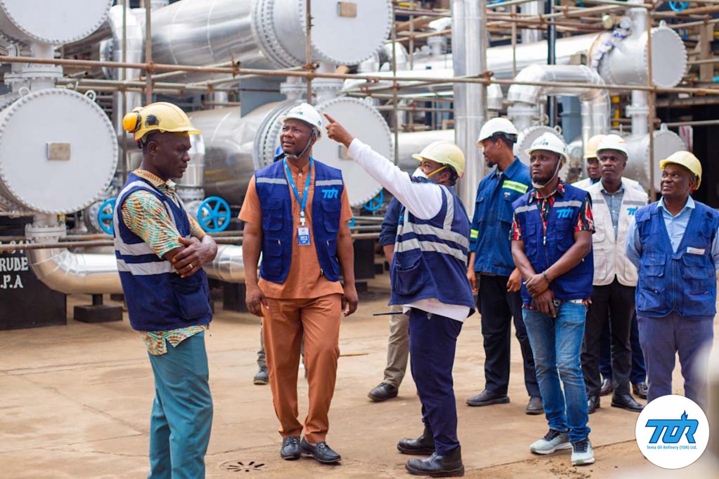 Tema Oil Refinery (TOR) Receives a Distinguished Pan-Africanist - FM ...